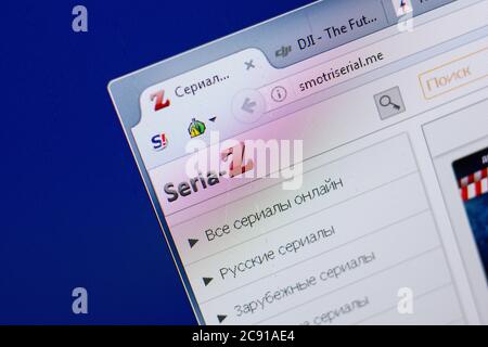 Ryazan, Russia - June 16, 2018: Homepage of JavFor website on the ...