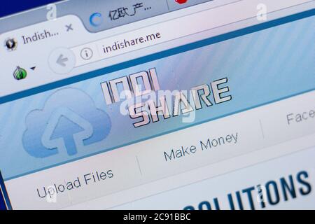 Ryazan, Russia - June 16, 2018: Homepage of JavFor website on the ...