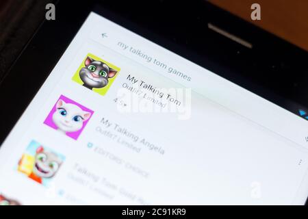 Talking Tom logo Stock Photo - Alamy