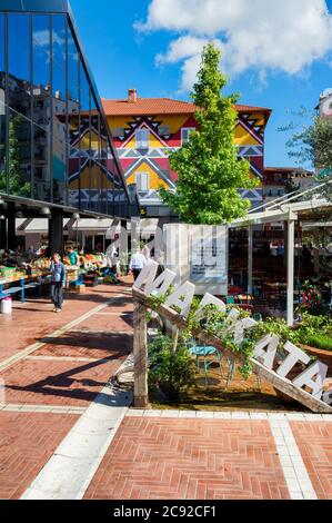 New bazar, Market stalls, Tirana, Albania Stock Photo - Alamy
