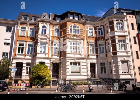 Wilhelminian style houses on Niebuhr street in the district Suedstadt ...
