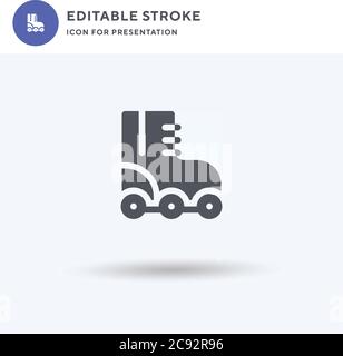 Rollerblade symbol logo design Stock Vector Image & Art - Alamy