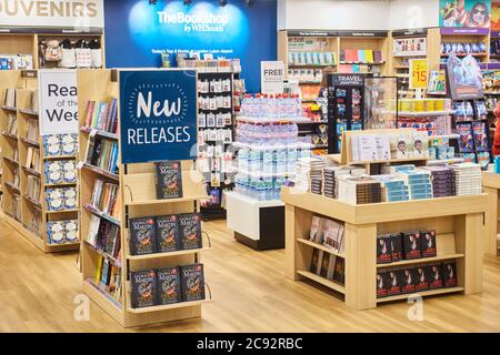 WH Smith shop in Terminal 5, Heathrow airport, London UK Stock Photo ...