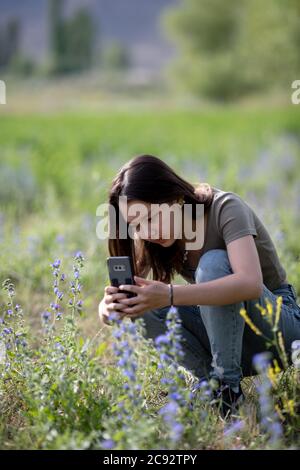 Scene from the shores of Issyk Kol Lake in Kyrgyzstan's Issyk Kul ...