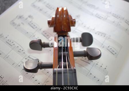 The art of violin, the prince of musical instruments Stock Photo - Alamy