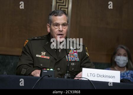 Lt. Gen. James H. Dickinson, commanding general, U.S. Army Space and ...