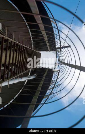 Ladder elevated tank, outdoor drinking water tank, security and ...
