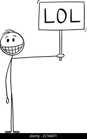 Cartoon laughing man in hand drawing style Stock Vector Image & Art - Alamy