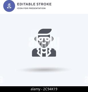 Celebrity famous icons set. Outline set of celebrity famous vector ...