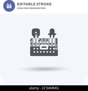 Protoboard icon vector, filled flat sign, solid pictogram isolated on ...