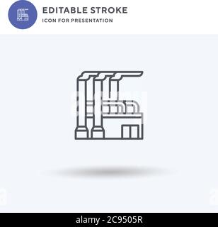 Geothermal Energy icon vector, filled flat sign, solid pictogram ...