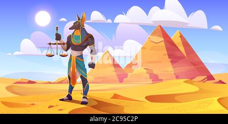 Ancient Egyptian, figure of the jackal god Anubis. Late Period. The ...