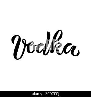 Menu hand written word isolated on white. Calligraphy lettering vector ...