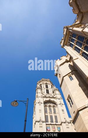 The Wills Memorial Building, also known as The Wills Memorial Tower in ...