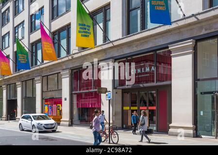 Entrance to The Cinema at Selfridges in Duke Street, Marylebone, London ...