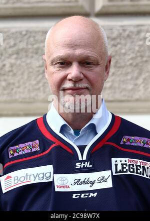 Roger Melin, hockey coach. Photo Jeppe Gustafsson Stock Photo - Alamy