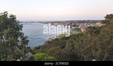 Cobo Bay, Castel, Guernsey Channel Islands Stock Photo - Alamy