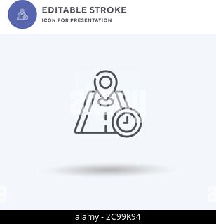 Compass icon flat vector. Window interface. Frame system Stock Vector ...