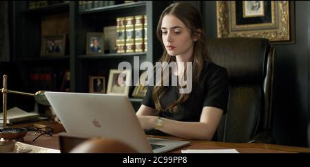 LILY COLLINS in INHERITANCE (2020), directed by VAUGHN STEIN. Credit ...
