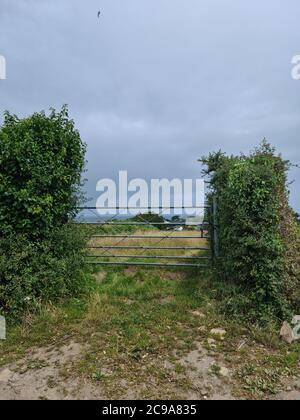 St Saviour Field Gate, Guernsey Channel Islands Stock Photo - Alamy