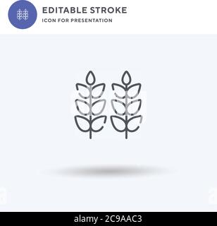 Malt icon vector, filled flat sign, solid pictogram isolated on white ...