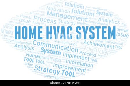 HVAC word cloud concept. Vector illustration Stock Vector Image & Art ...