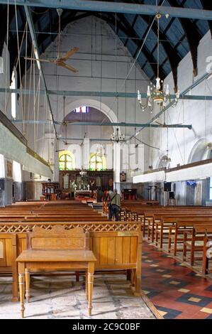 Interior of ancient Saint Francis CSI Church at Kochi Stock Photo - Alamy