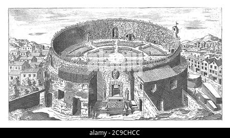 Roman Art. The Mausoleum of Augustus. Tomb built by Roman Emperor ...