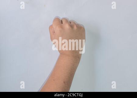 Signs of Unity. Emoji Style Hands Picture on White Background Stock ...