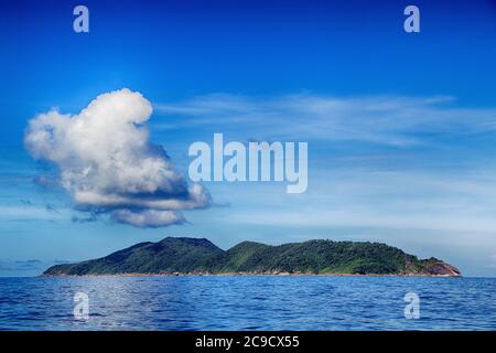 Thailland. Similain island. Rocky ocean shore in tropical Asia Stock ...
