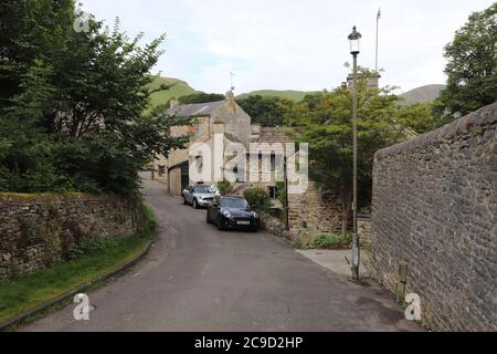 ROADS IN THE VILLAGE OF CASTLETON IN THE PEAK DISTRICT,HOPE VALLEY ...