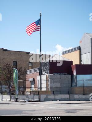 The 3rd Precinct Police Station was abandoned by police and protestors ...