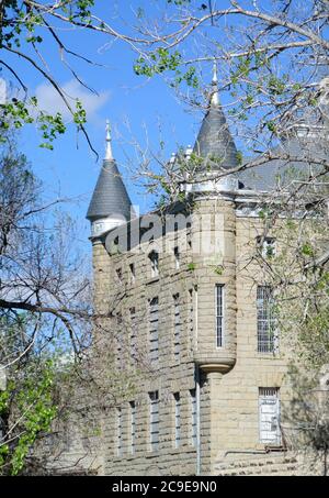 view of wyoming state prison penitentiary in rawlings wyoming Stock ...