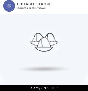 Powder icon vector, filled flat sign, solid pictogram isolated on white ...