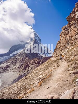 The Matterhorn First climbed by Edward Whymper in 1865. Italian ...