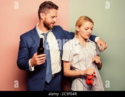 Whoop it up. Unacceptable behavior. Couple man and woman problem ...