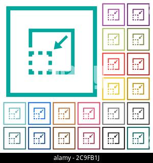 Minimize element flat color icons in round outlines. 6 bonus icons ...