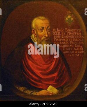 Jan Brożek portr Stock Photo - Alamy