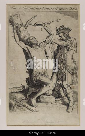 Jacobite broadside This is the Butcher, beware of your sheep Stock ...