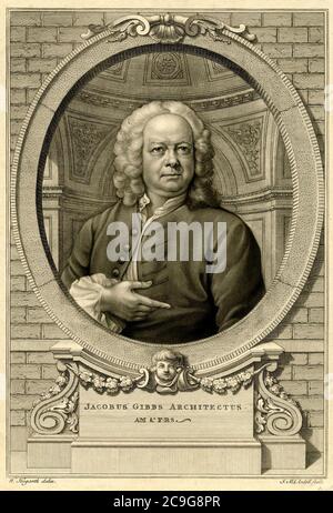 James Gibbs, Architect, AM & FRS (BM Cc,1.138 Stock Photo - Alamy