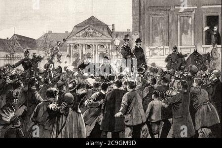 19th century XIX 1800s Germany left to right Hamburg Vierlanders ...