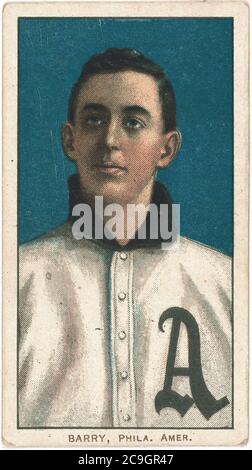 Jack Barry, Philadelphia Athletics, baseball card portrait Stock Photo - Alamy