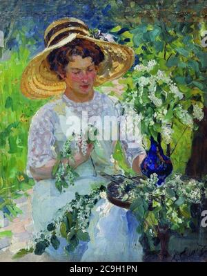 Ivan Kulikov Bird Cherry. 1912 Stock Photo - Alamy