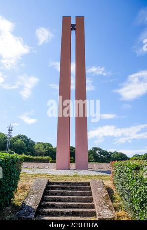 Monument to the victims of the Emeraude plane crash (January 14th 1934 ...