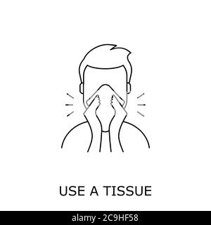 Cover your cough and sneeze safety poster for Covid-19. Safety ...