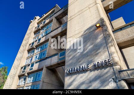 carradale house, Poplar London brutalist tower block council estate ...