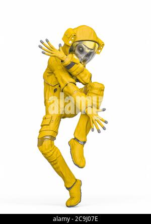 alien astronaut on street dance style, 3d illustration Stock Photo - Alamy