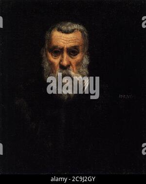 Jacopo Tintoretto - Self-Portrait Stock Photo - Alamy