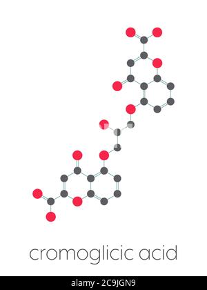 Cromoglicic acid (cromolyn, cromoglycate) asthma and allergy drug ...