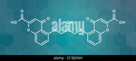 Cromoglicic acid (cromolyn, cromoglycate) asthma and allergy drug ...